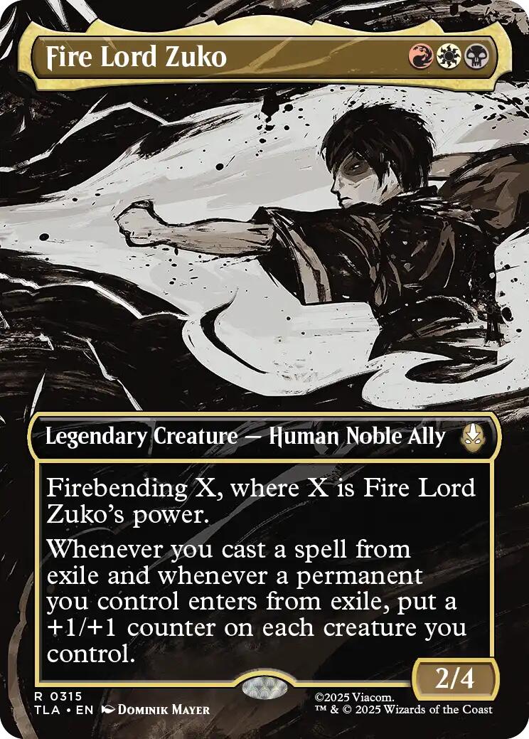 Fire Lord Zuko (Borderless) [TLA - 315]